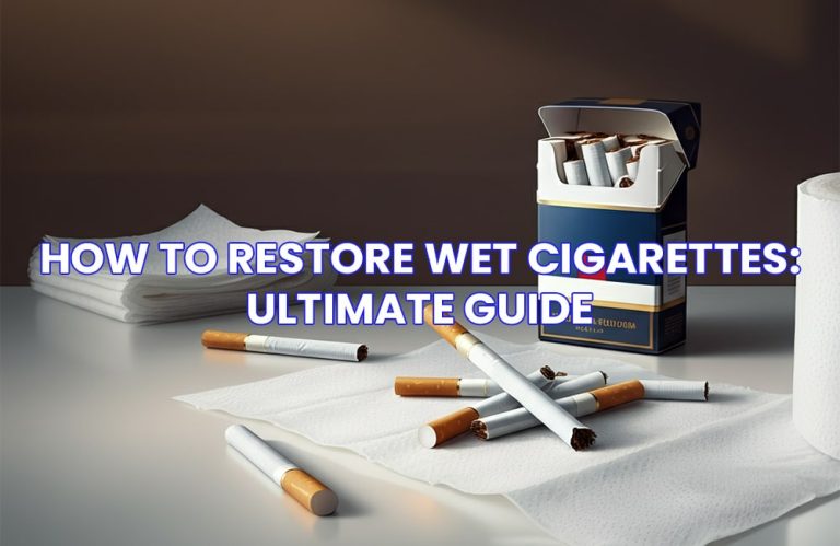 How to Restore Wet Cigarettes: Ultimate Guide - 1Smokes
